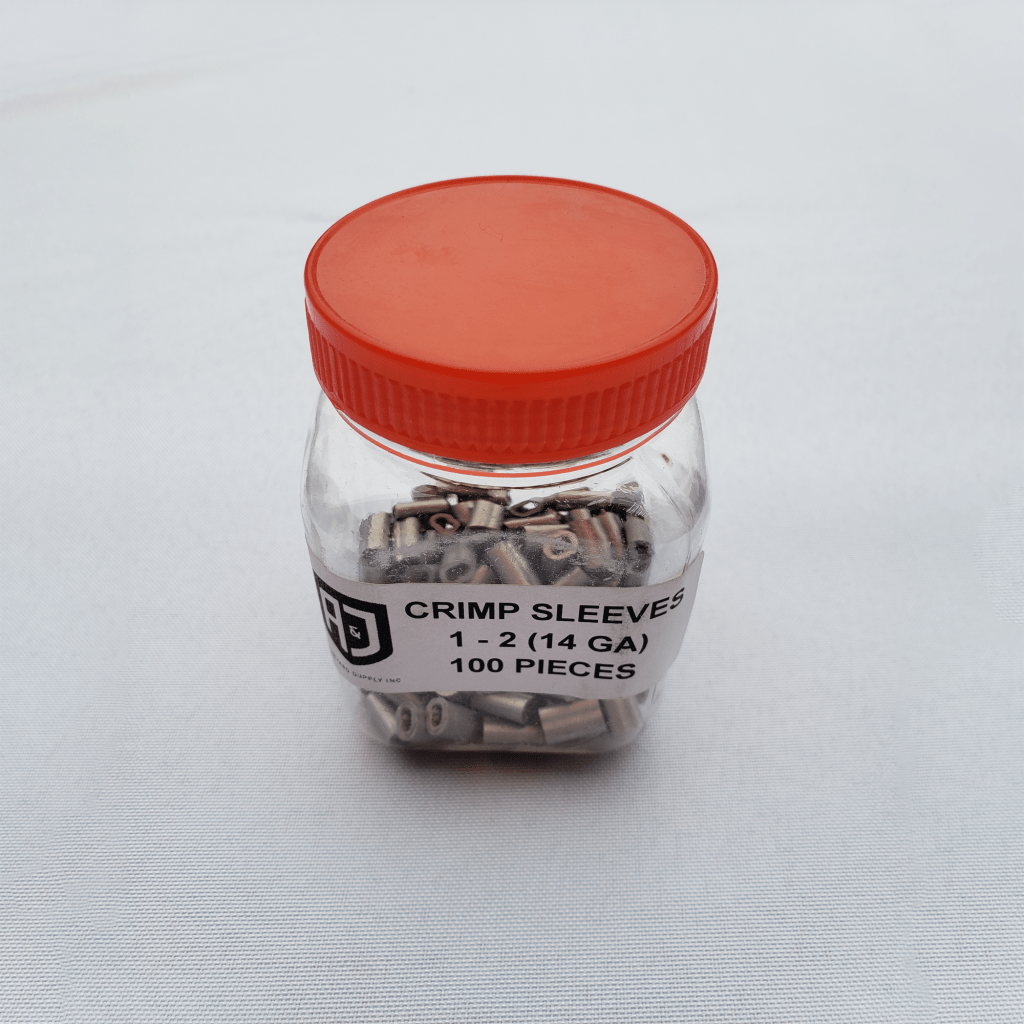 Crimp Sleeve 1-2 for 14 Gauge Wire - A&J Vineyard Supply Inc.